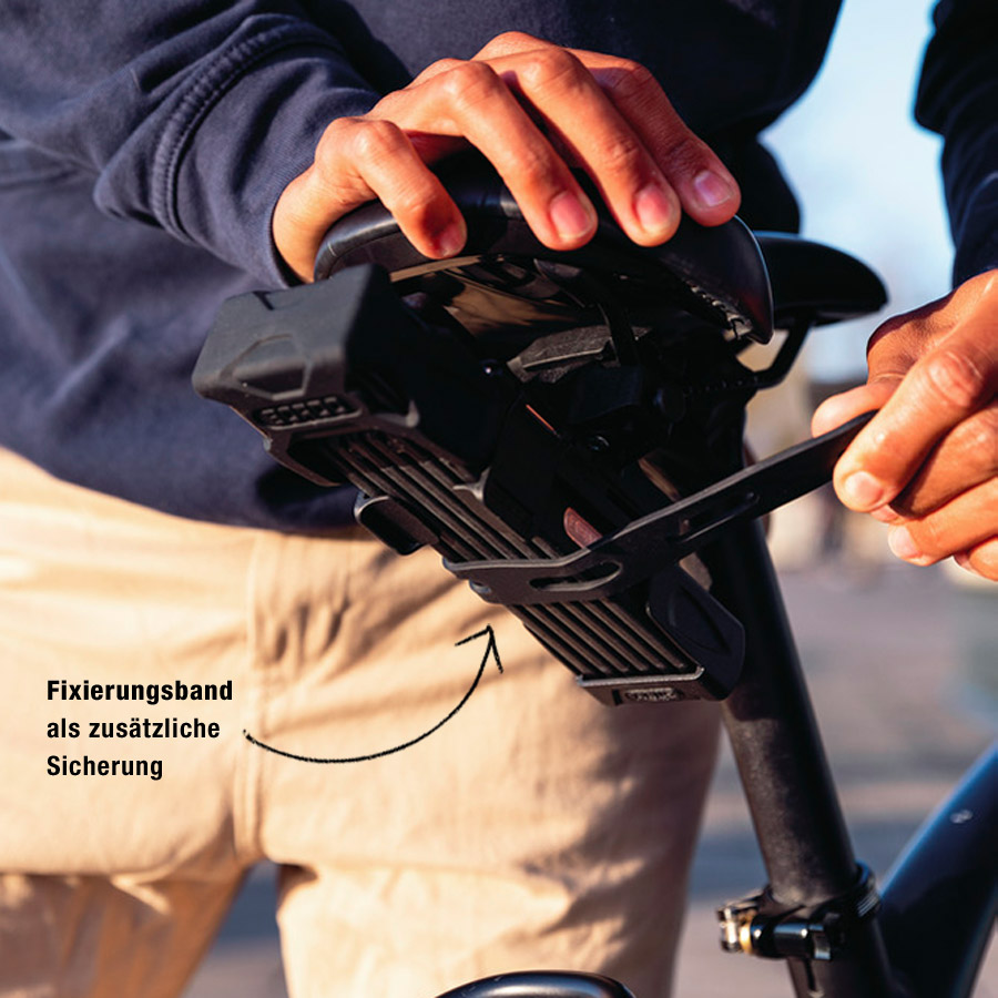 ABUS Halter SH SF Bordo Saddlefix Satteladapter + Regenkappe | A67866