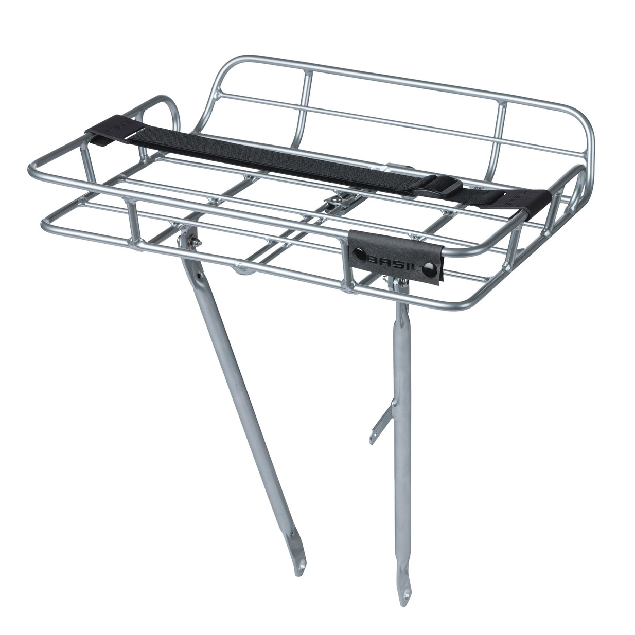 Basil Portland Front Carrier High Vorderrad Rack | Silver | B50408