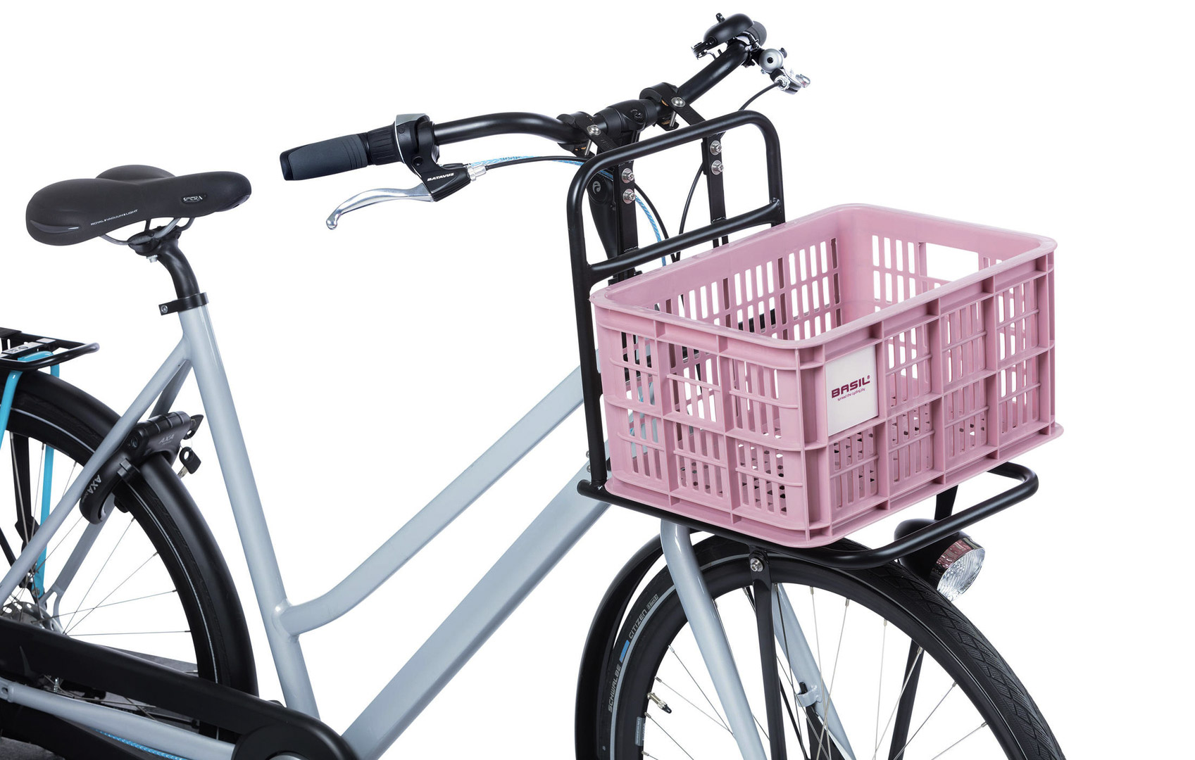 Basil Crate MIK Bike Transportkorb Fahrradkiste (abnehmbar) | Blossom ...
