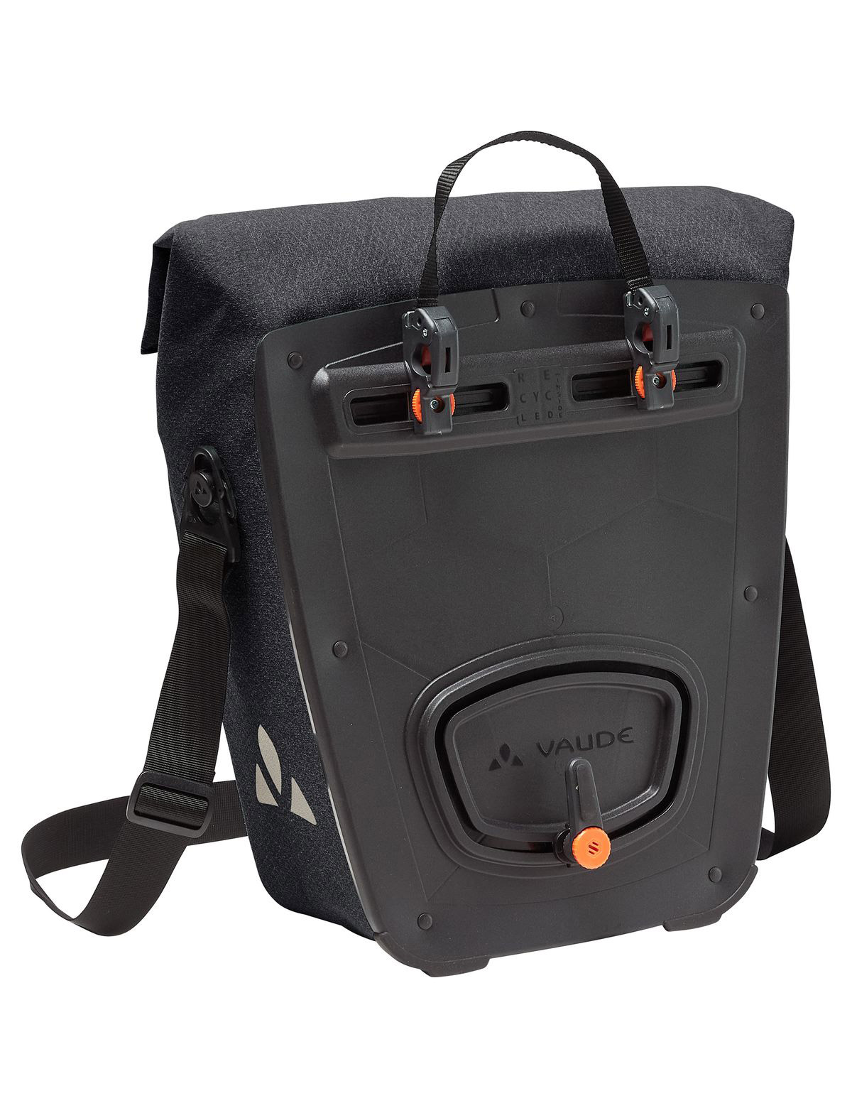 VAUDE ReCycle Commute Single Rear Pannier Bag | Black | 160710100
