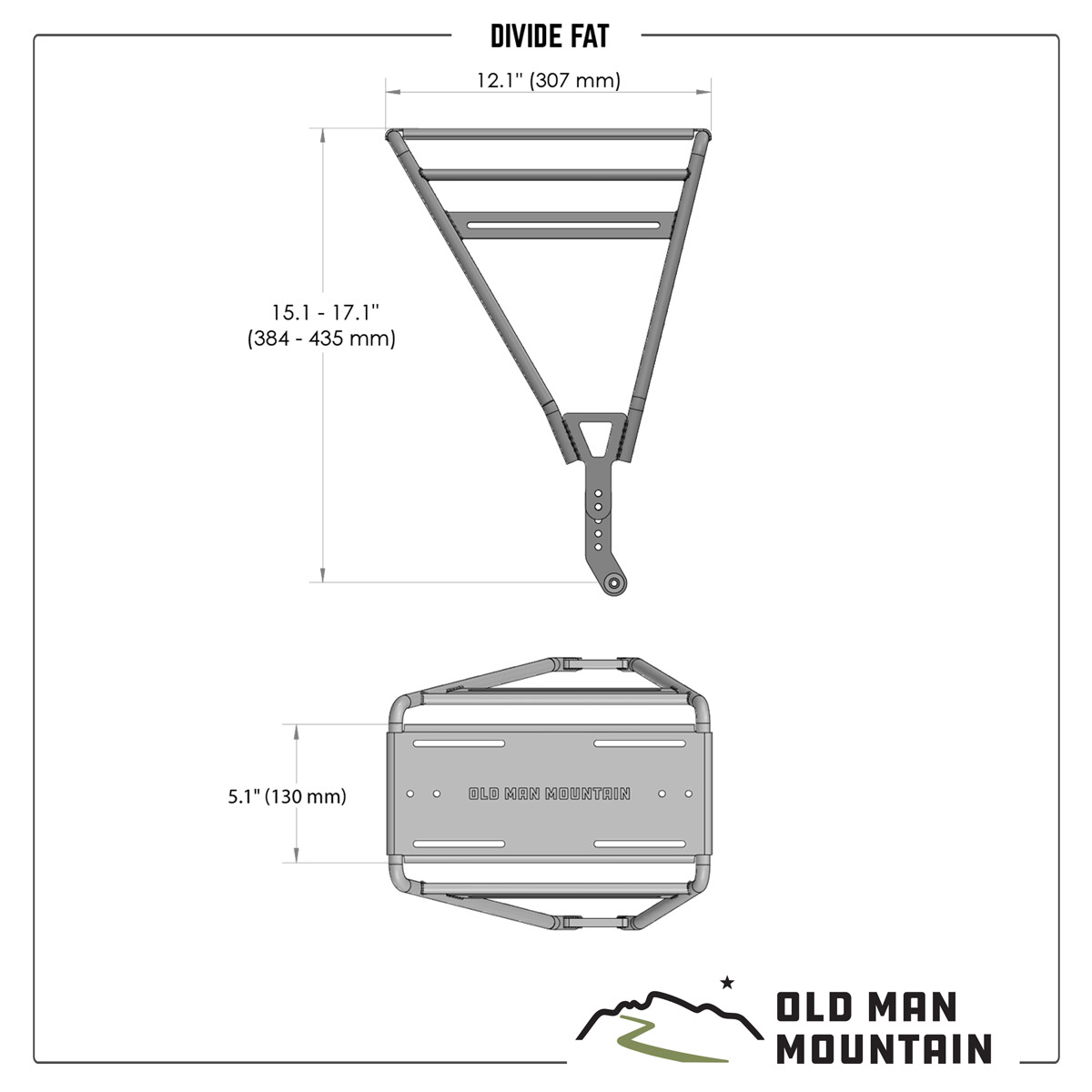 Old Man Mountain Divide Fat Rack Gepäckträger für Fatbikes | 60600002