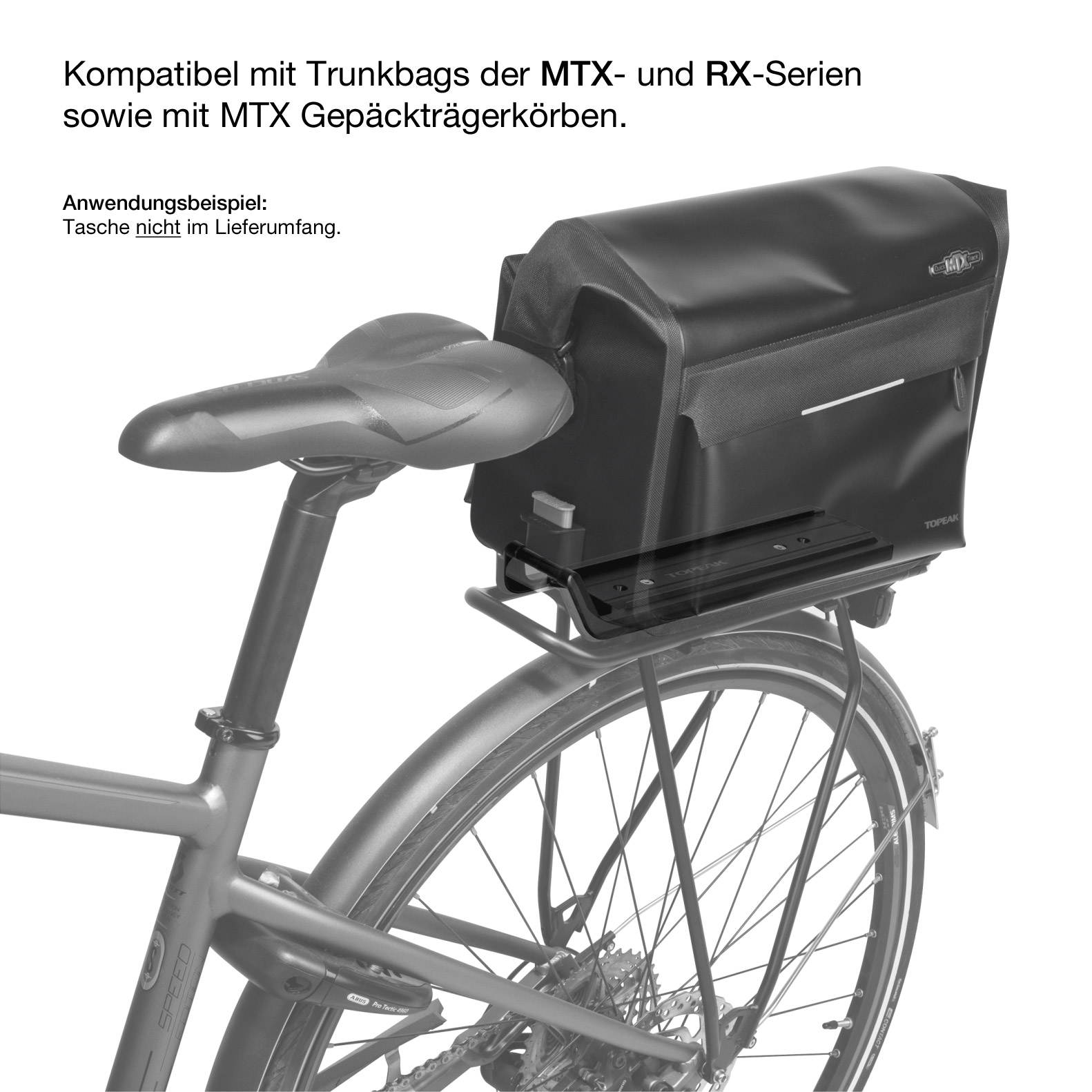 Topeak Omni QuickTrack Adapter universal Gepäckträgerplatte für MTX-/RX ...