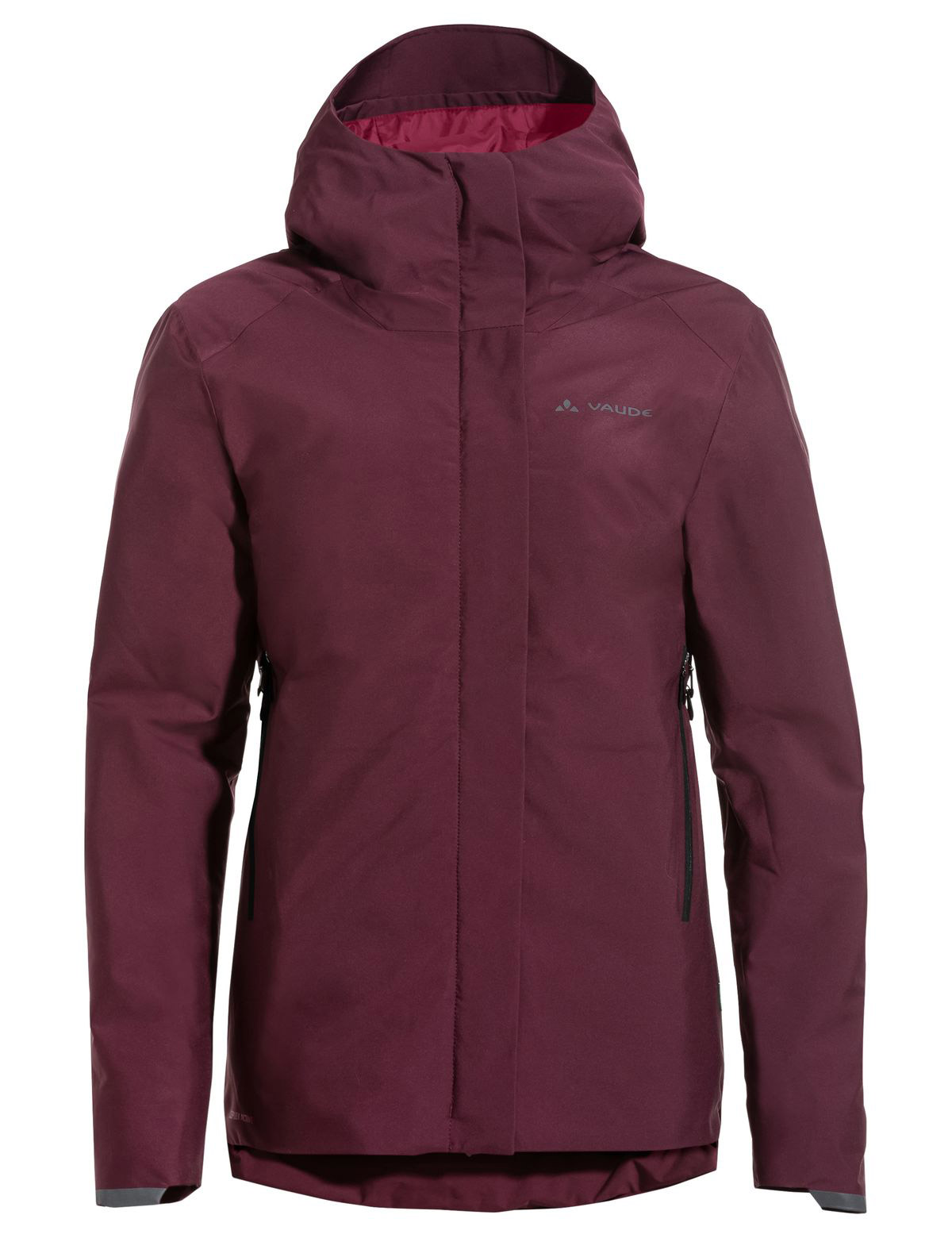 VAUDE Womens Cyclist Warm Rain Jacket Regenjacke | Cassis | 42 ...