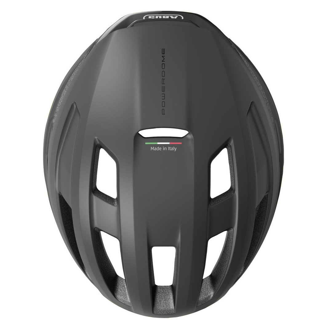 ABUS PowerDome Road Bike Helmet | Velvet Black | L 57-61 cm | A91922