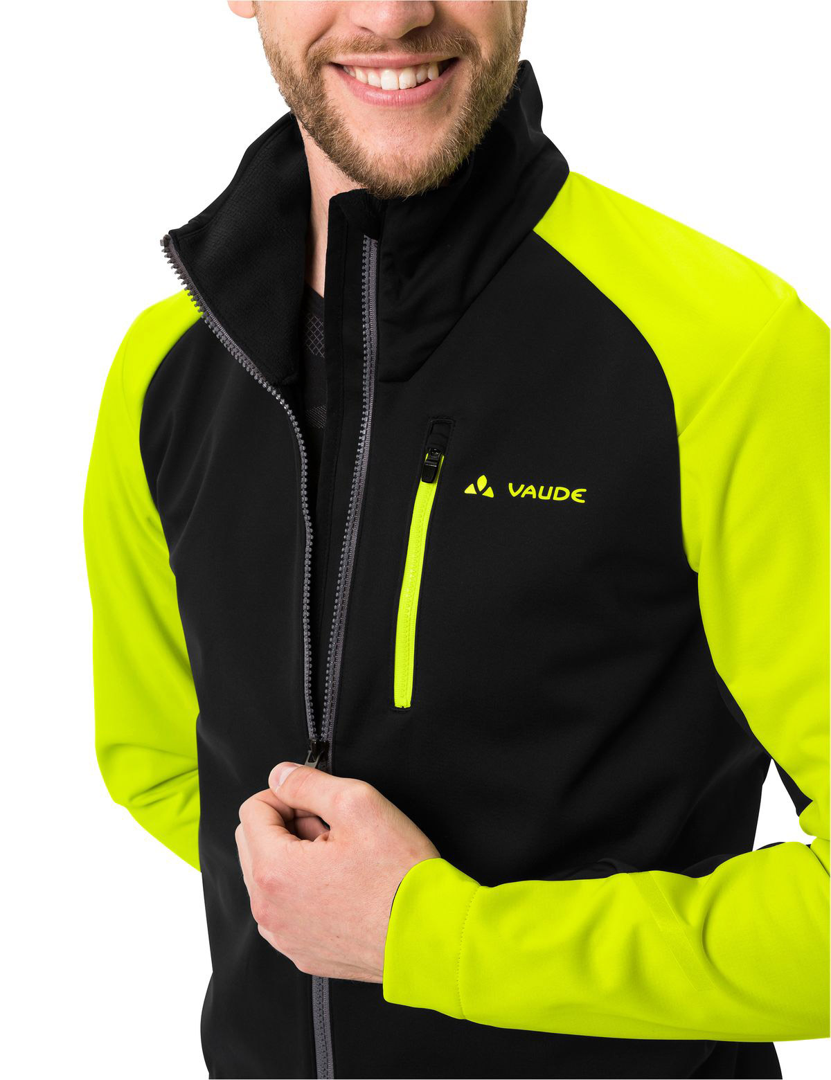 VAUDE Mens Posta Softshell Jacket VI Softshelljacke | Neon Yellow | M ...