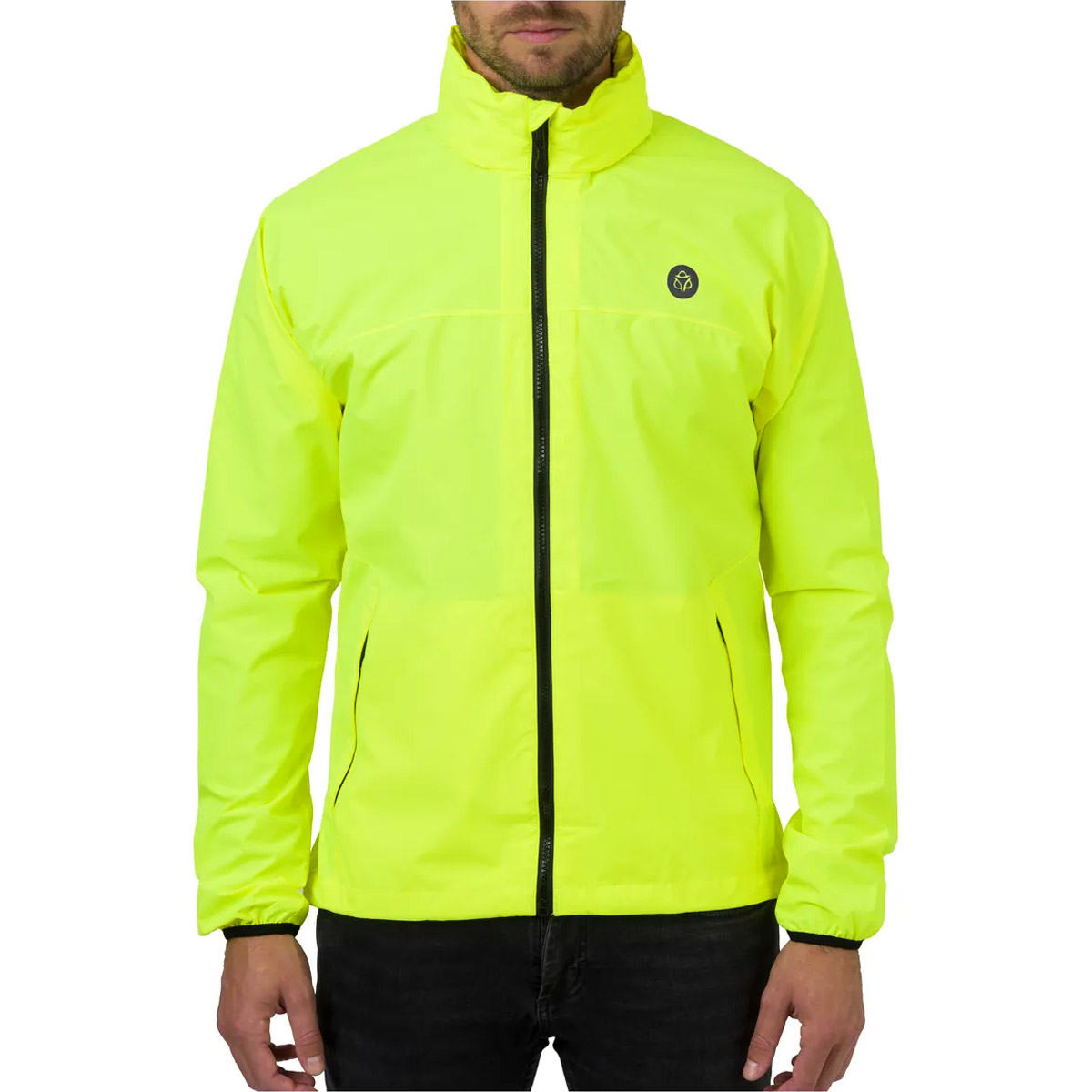 AGU GO Rain Jacket Essential | Neon Yellow | L | 43440100-002-05