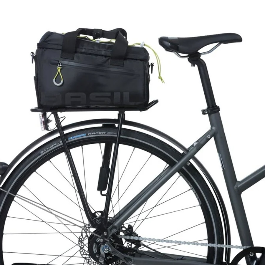 Basil Miles Trunkbag Racktasche 7l Mik Racktime Black Lime