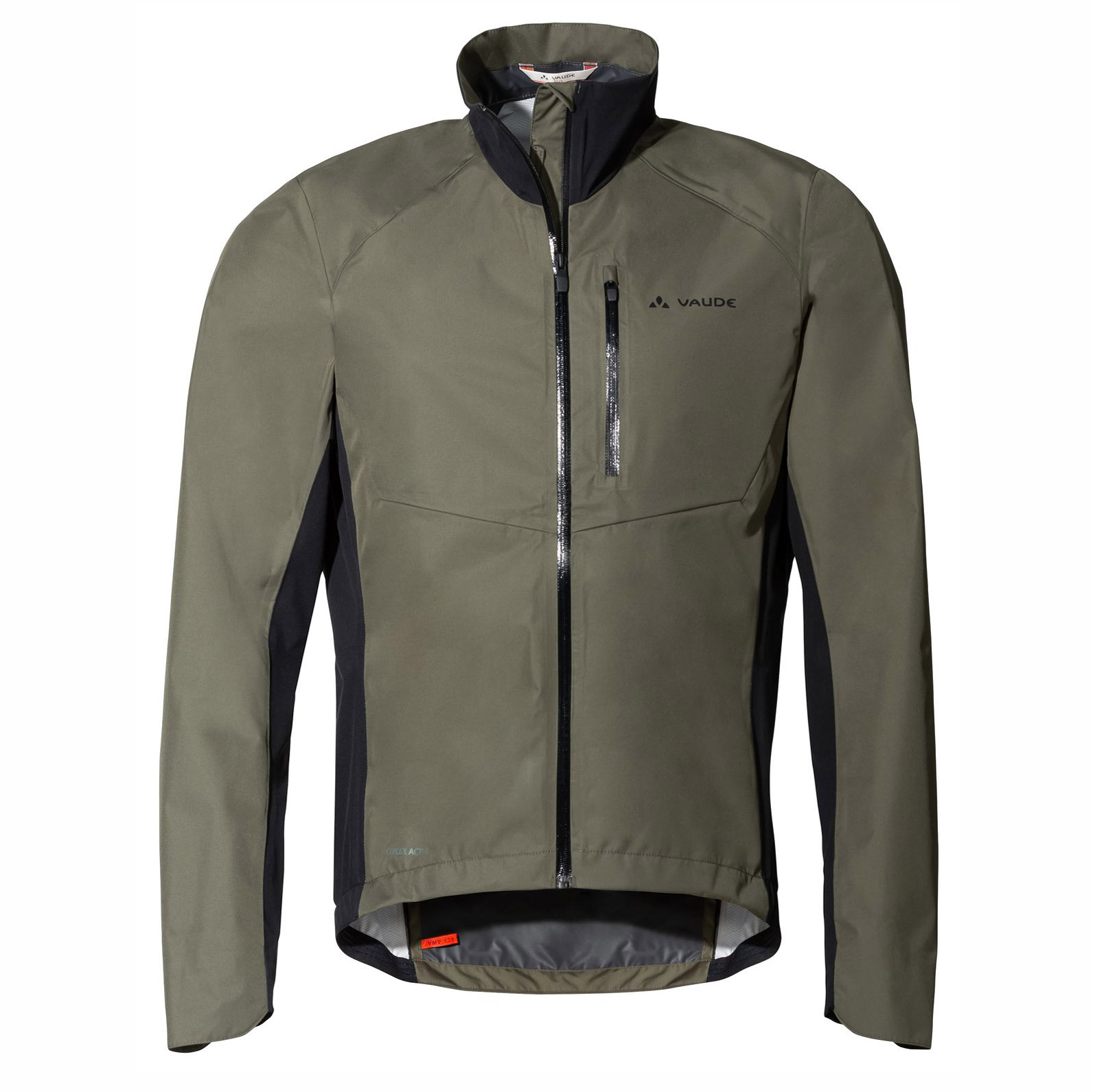 VAUDE Mens Kuro Rain Jacket Regenjacke | Khaki | M | 426711615300