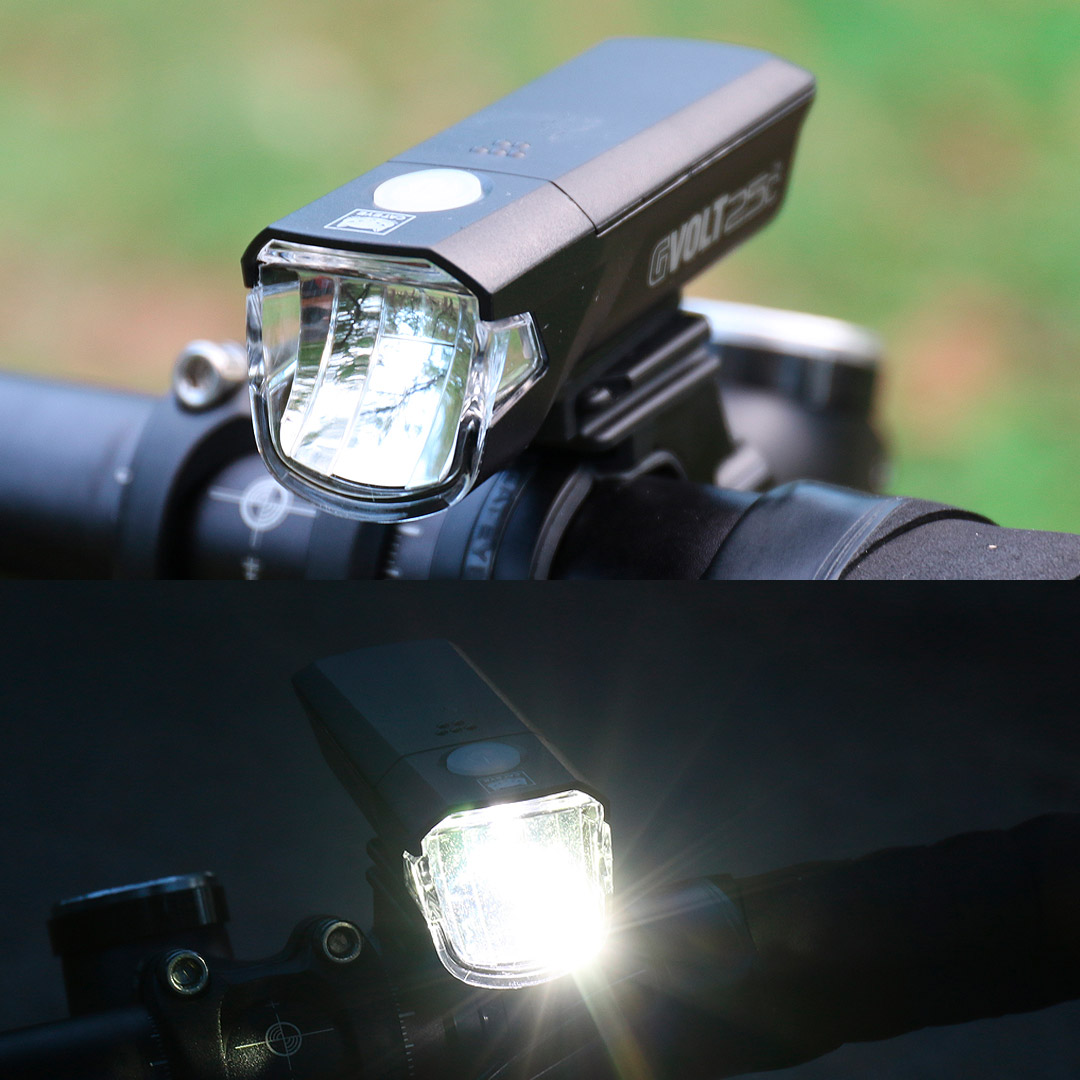 Cateye Gvolt 25c LED Fahrradlicht Set mit Rücklicht Omni 3G | FA003522024