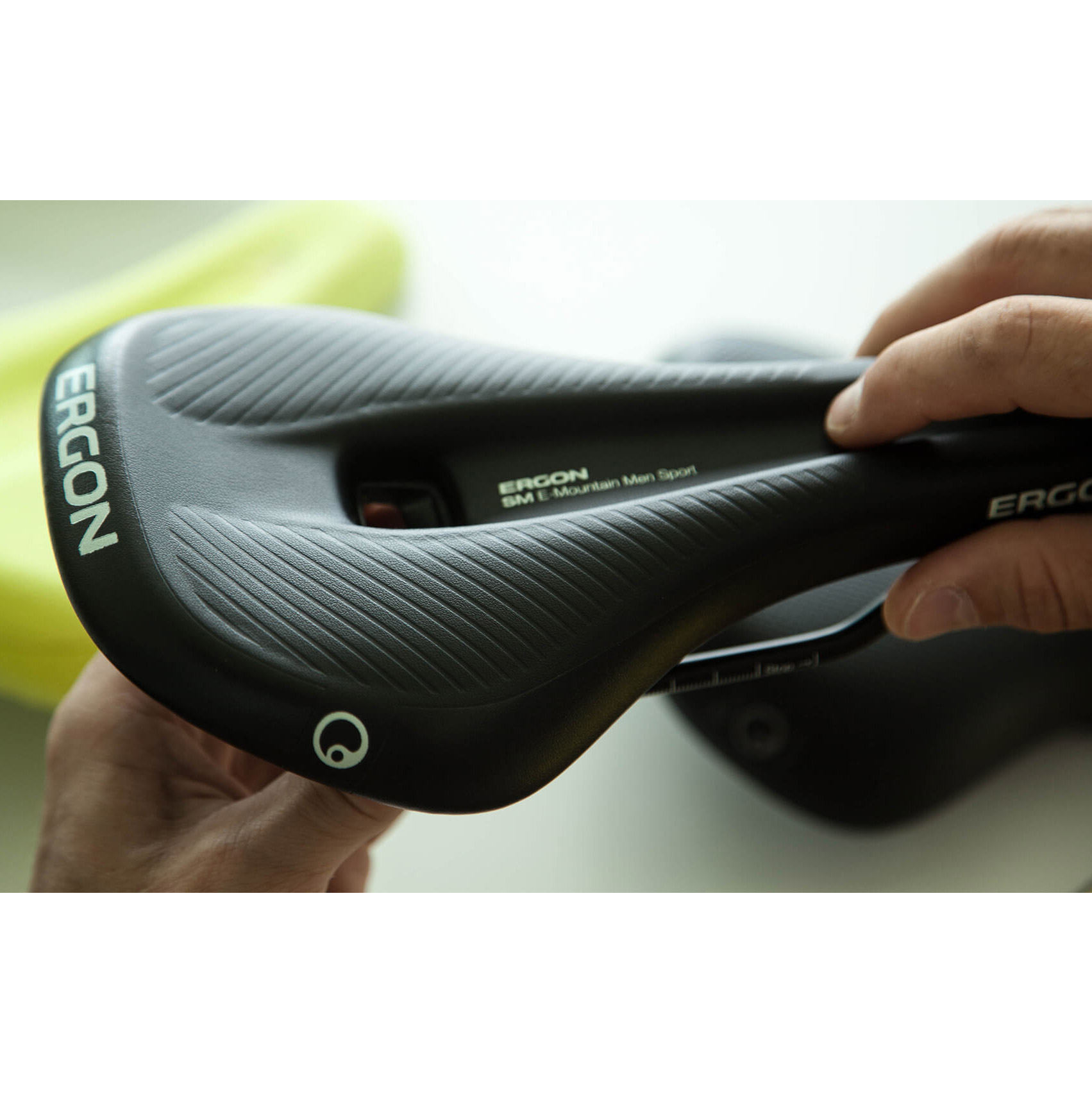 Mountain Bike Saddle Ergon SM Sport Men's MTB Saddle - Pressure Relief Channel For Mountain Bike ...