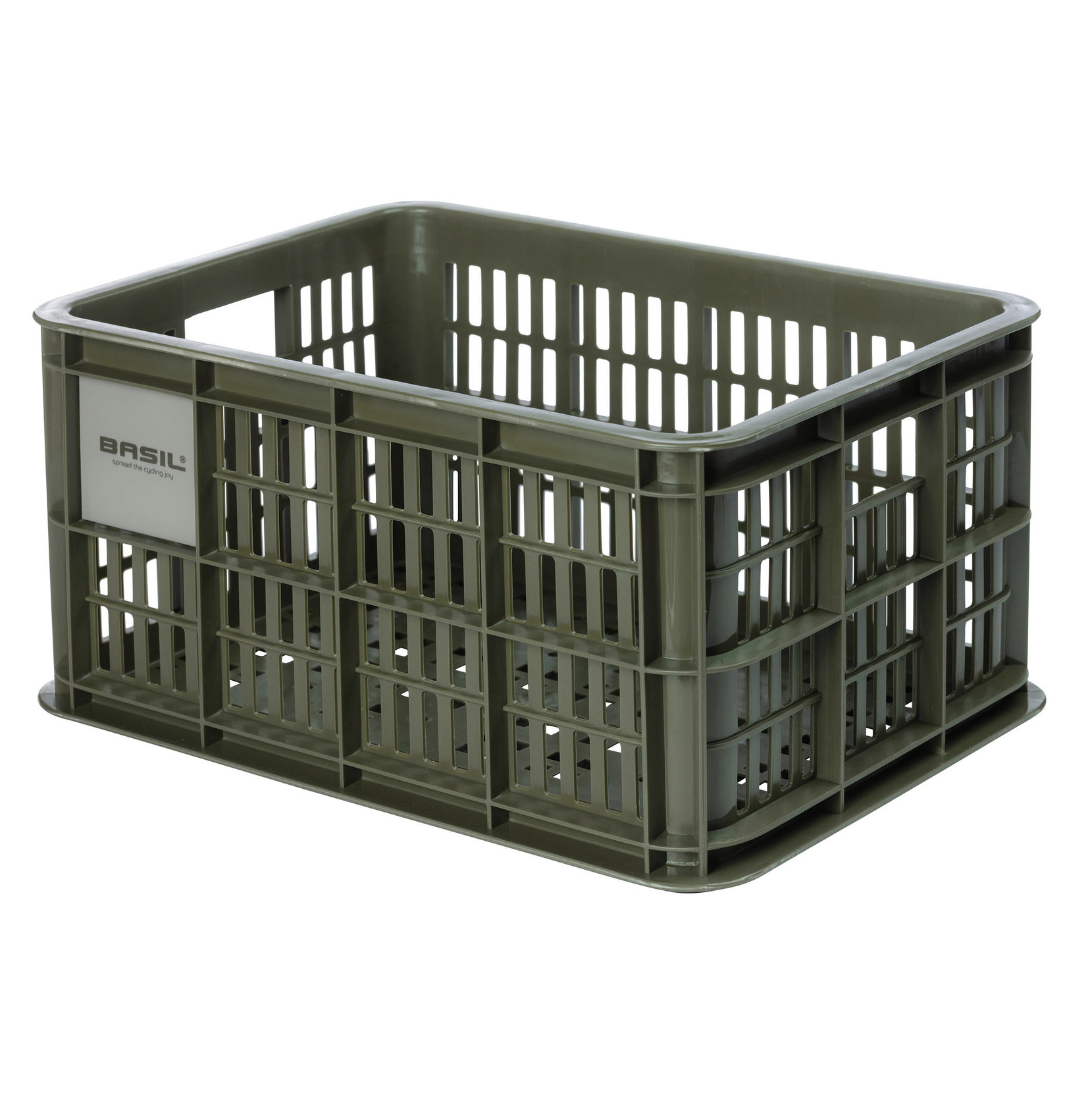 Basil Crate MIK Bike Transportkorb Fahrradkiste (abnehmbar) | Moss ...
