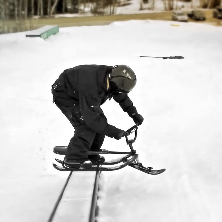 Stiga Snowracer SX Pro Lenkschlitten | Black | 73-3388-01