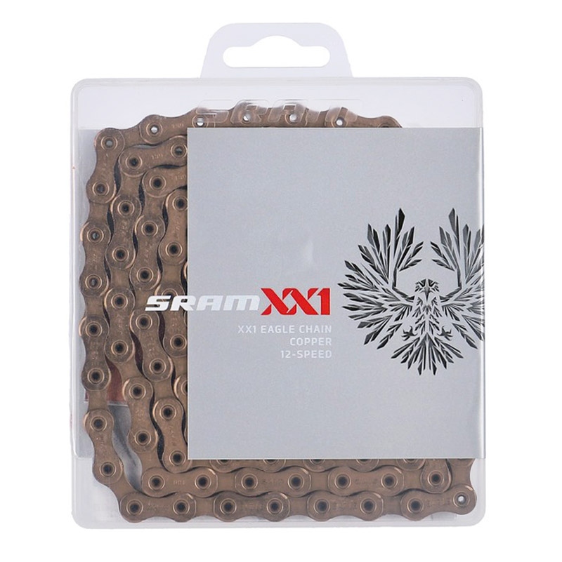 SRAM PC XX1 Eagle 12-speed Kette with PowerLock Chain Lock | Rainbow ...