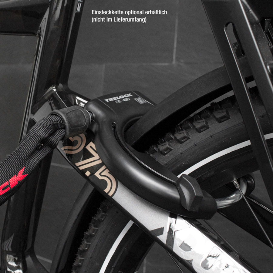 Trelock RS 480 P-O-C XL Rahmenschloss 75 mm | AZ = Schlüssel abziehbar ...