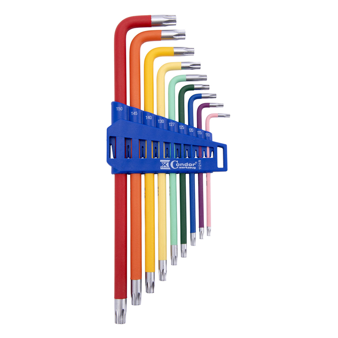 Condor Winkelschlüssel-Satz 1121/9 Torx 9-teilig | 89622203