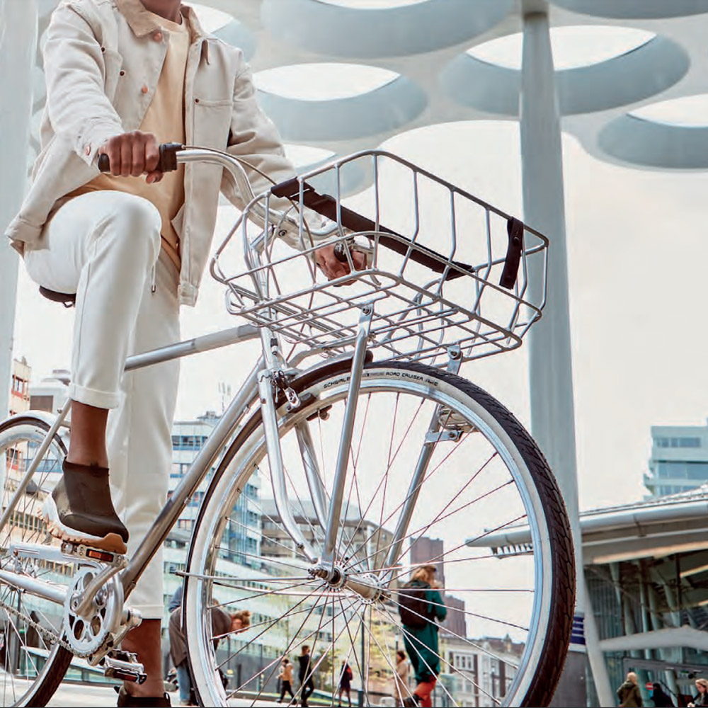 Basil Portland Bicycle Front Basket Vorderrad Gepäckträger / Korb 25L ...