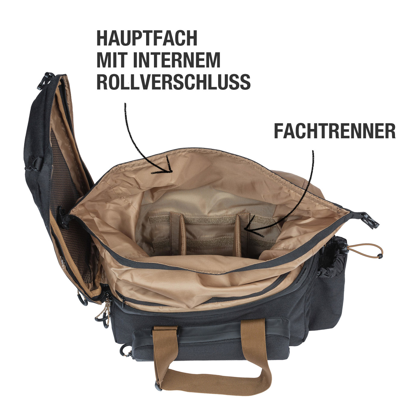 Basil Miles Trunkbag XL Pro Racktasche 9-36L MIK, Racktime | Black ...