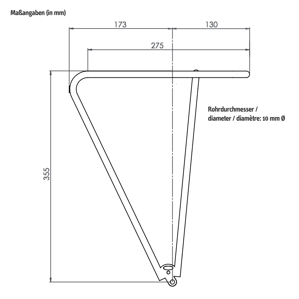 tubus Fly Classic Bike Rack rear 26-28" Edelstahl / CrMo | Silber ...