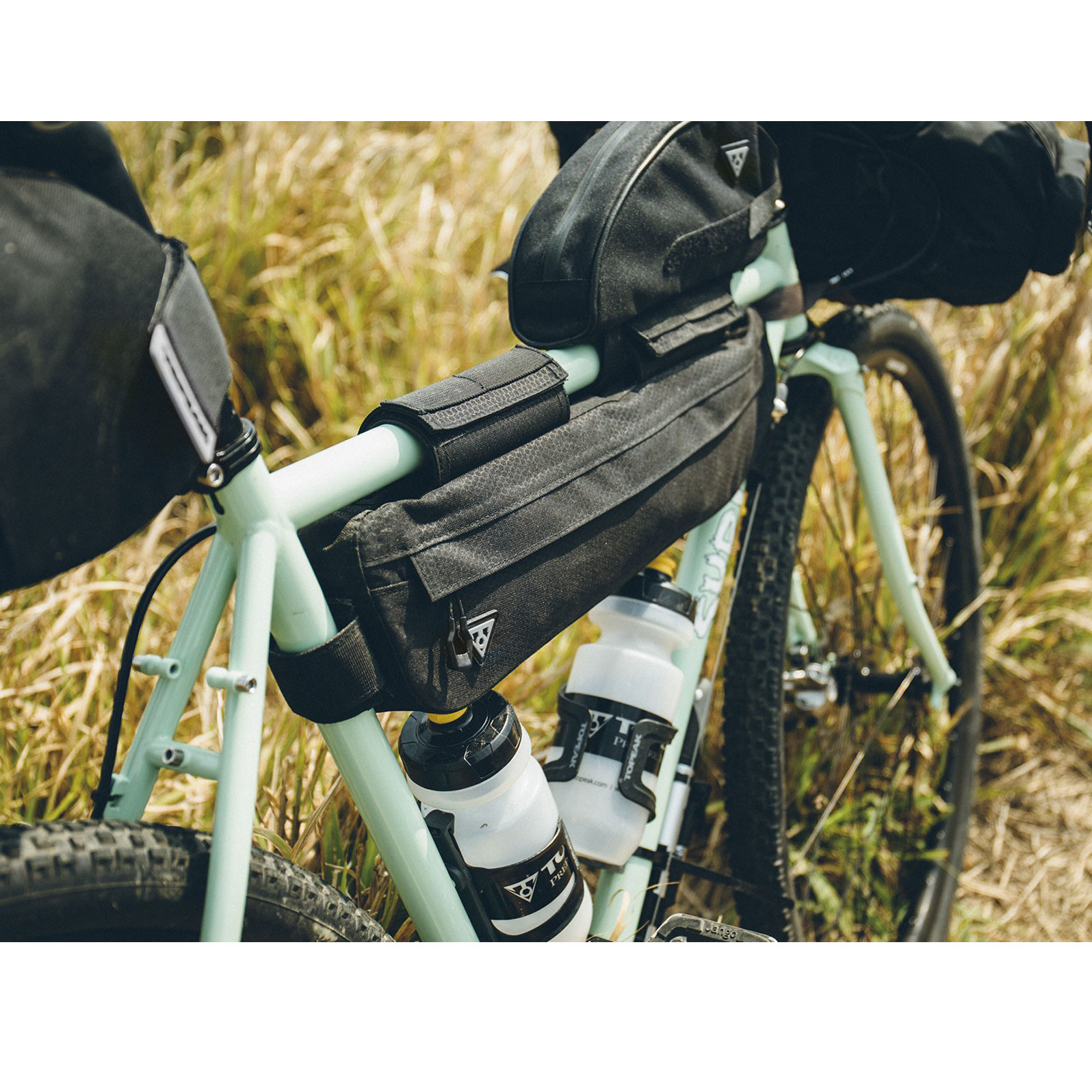 Topeak MidLoader Rahmentasche Black / Green 3L-6L (38/46/55 cm) | Black ...