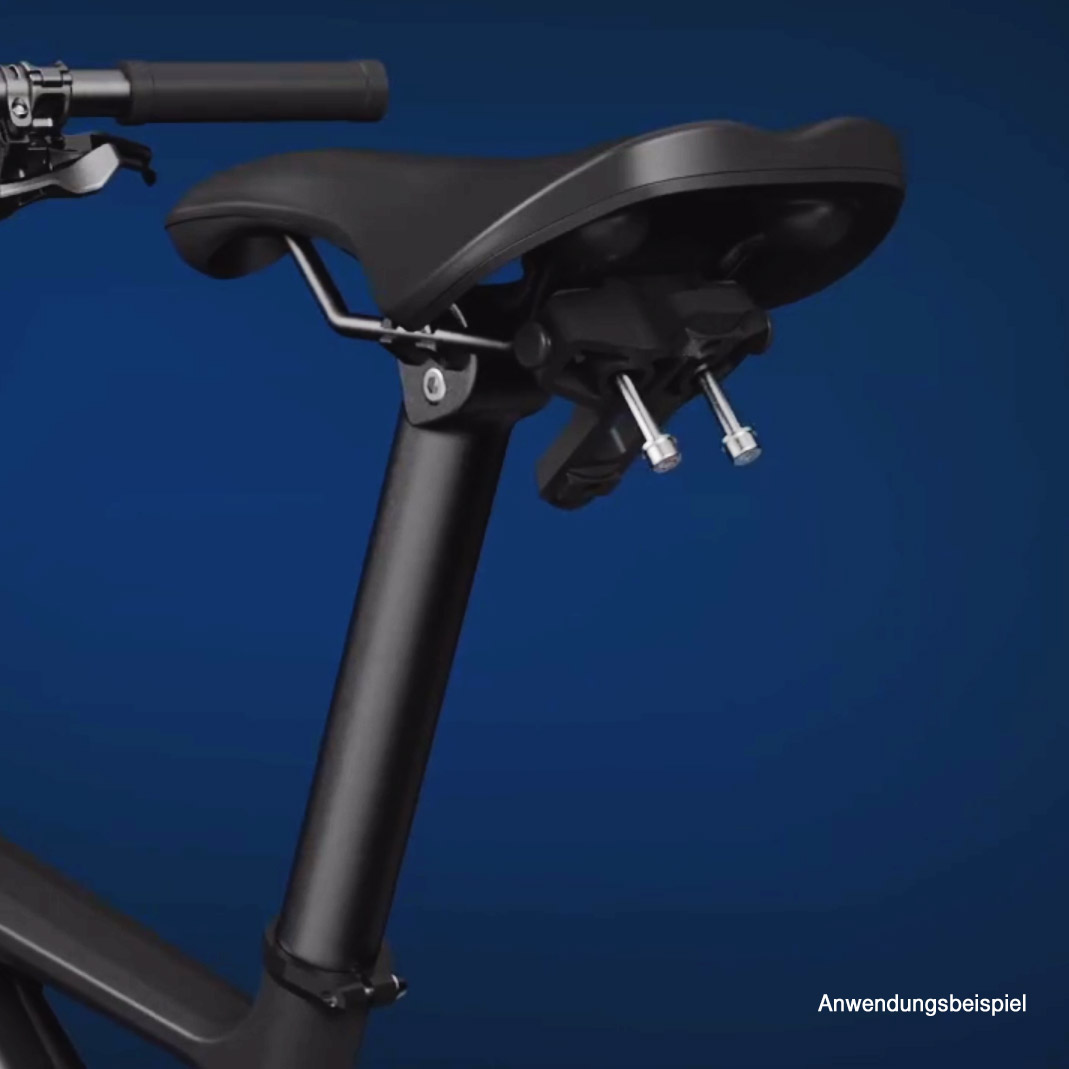 ABUS Halter SH SF Bordo Saddlefix Satteladapter + Regenkappe | A67866