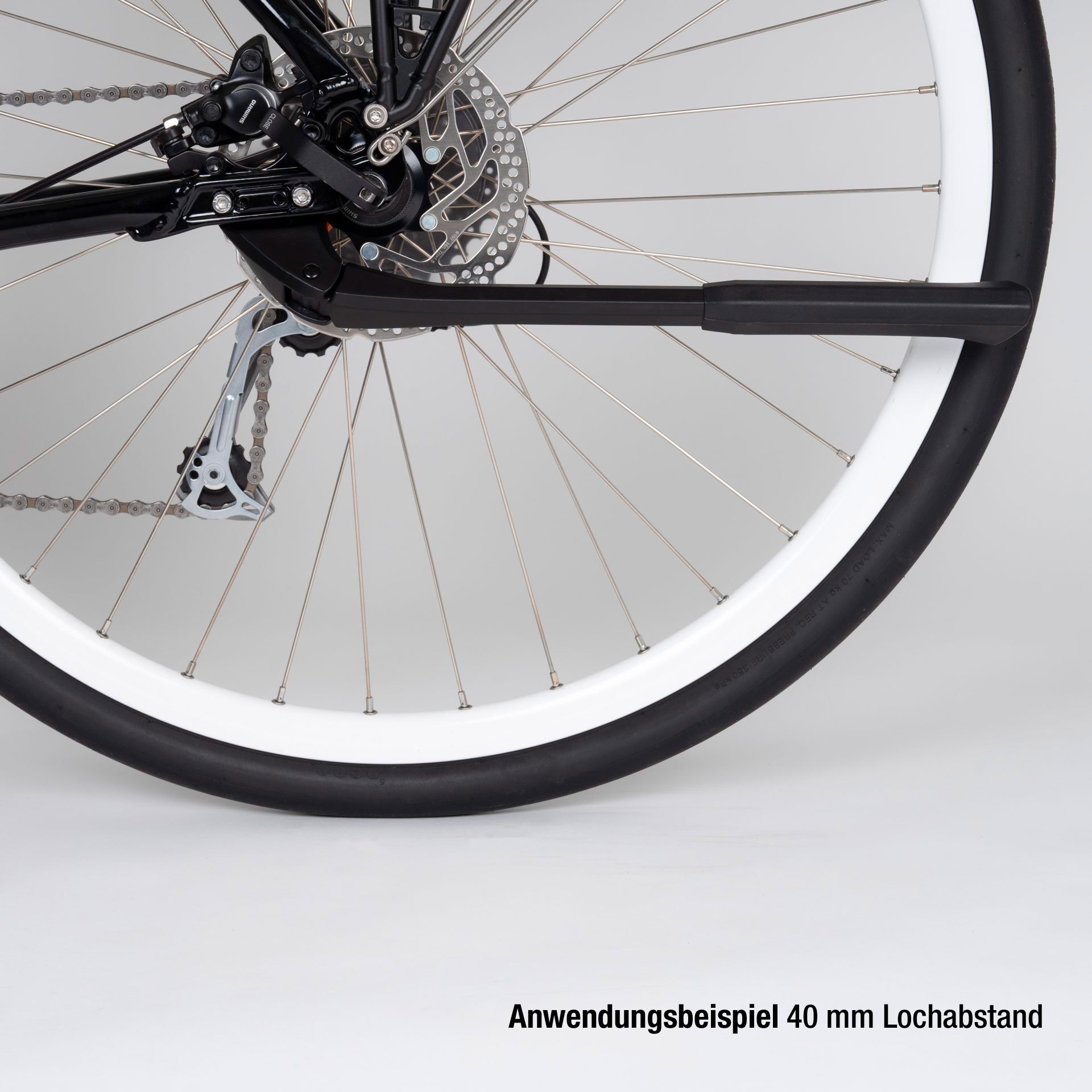 Atran Velo Edge Rear Kickstand 24-29" Black | 40 mm | 3402476