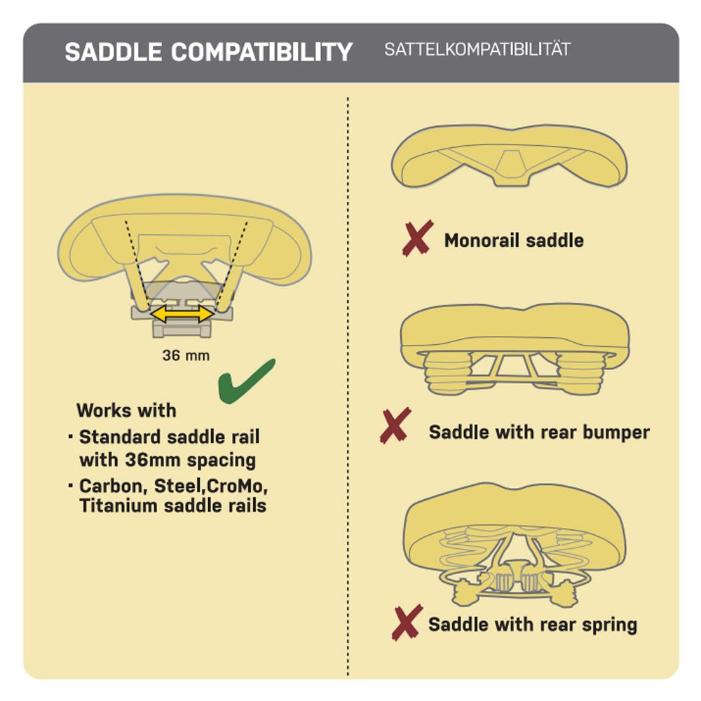 Topeak Backloader Wishbone Bikepacking Satteltaschen-Stabilisator ...